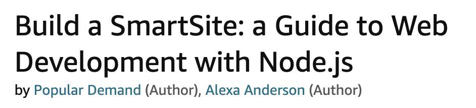 Build a SmartSite – alexason